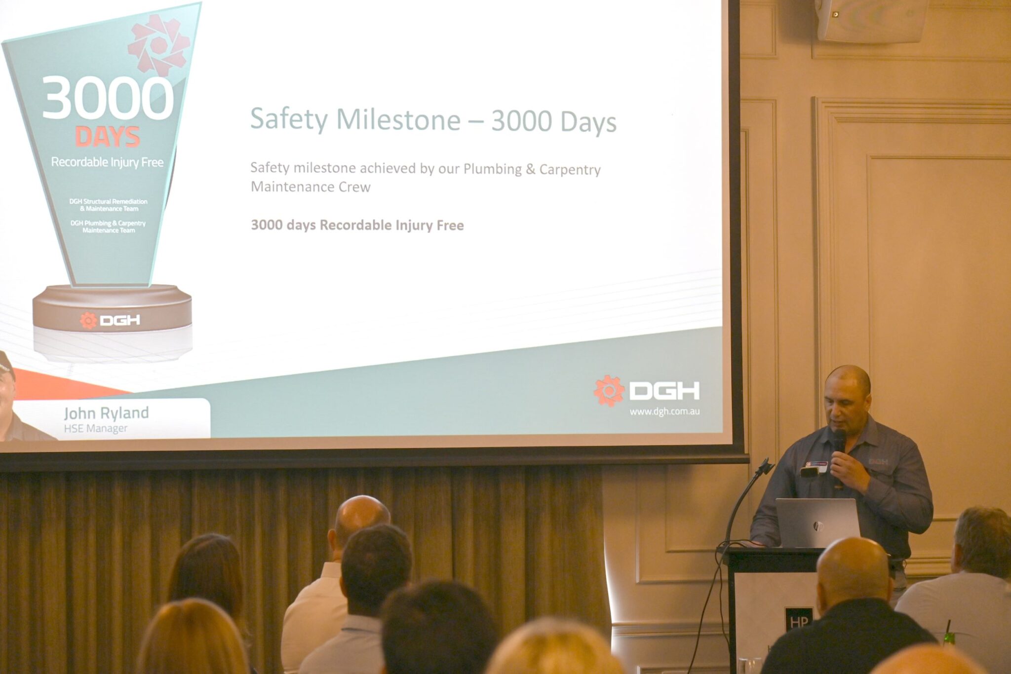 Celebrating 3,000 Injury-Free Days